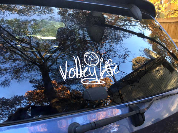 Volley Life® Window Decal – Juicy Tees, LLC
